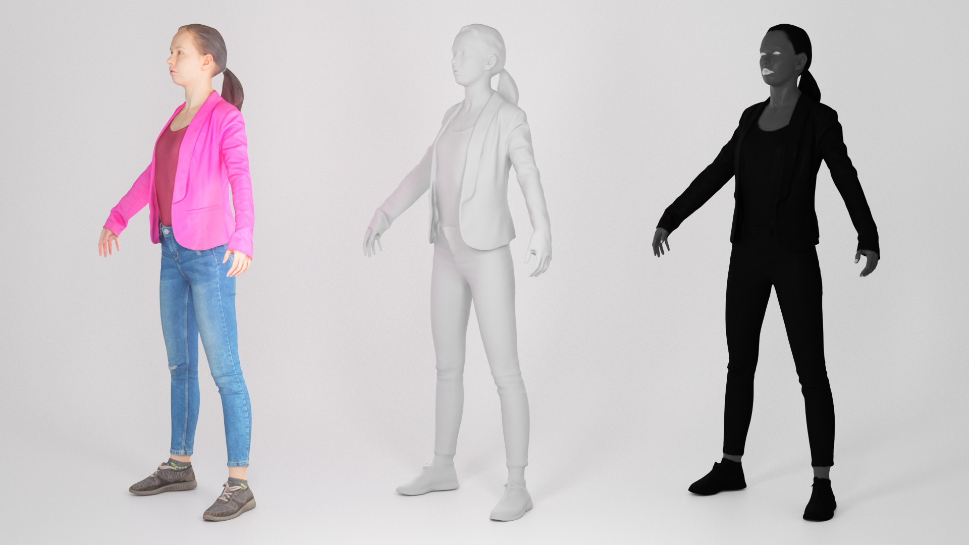 Photogrammetry Animation Ready Woman 3D Model - TurboSquid 1594467