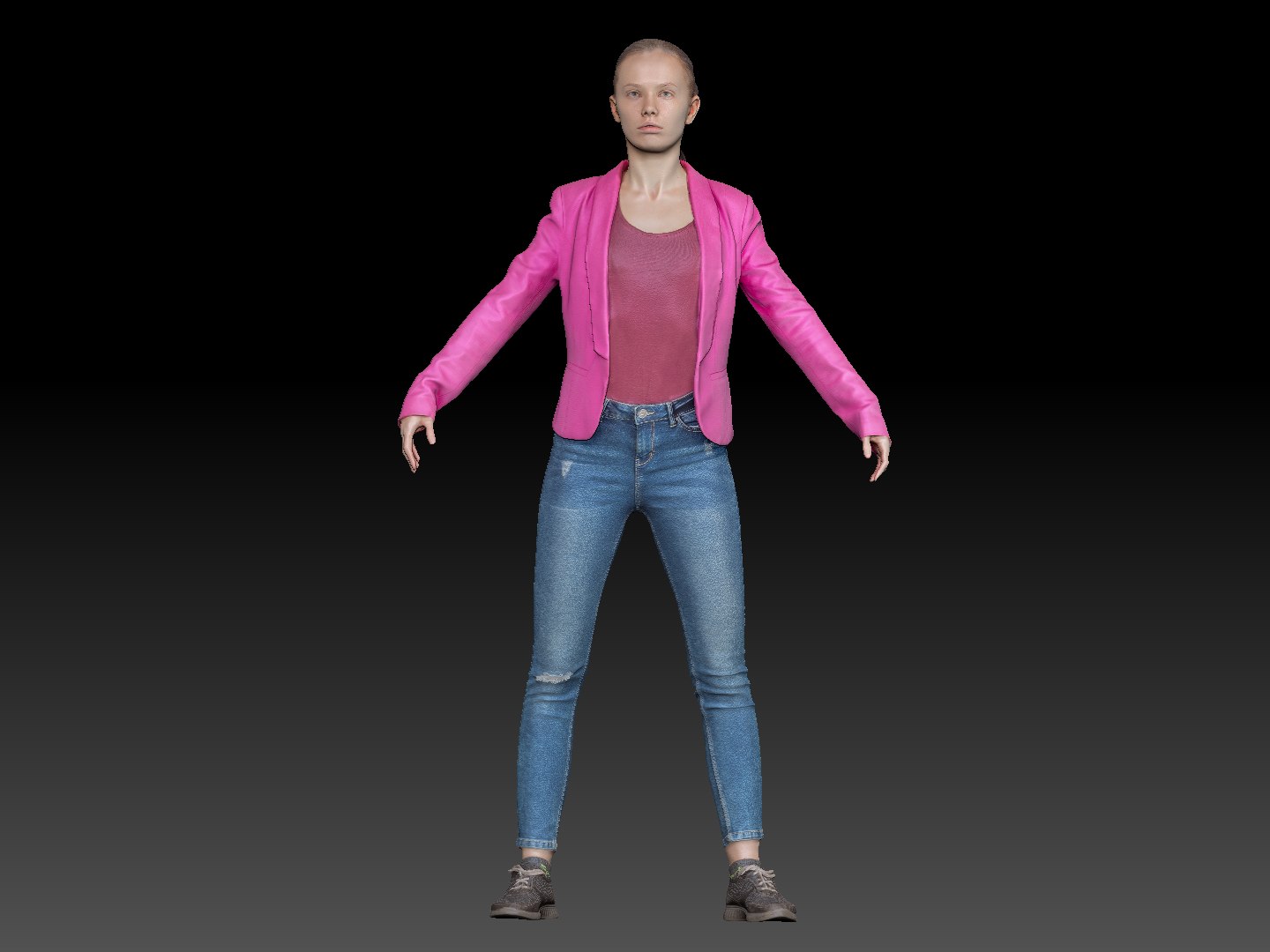 Photogrammetry Animation Ready Woman 3D Model - TurboSquid 1594467
