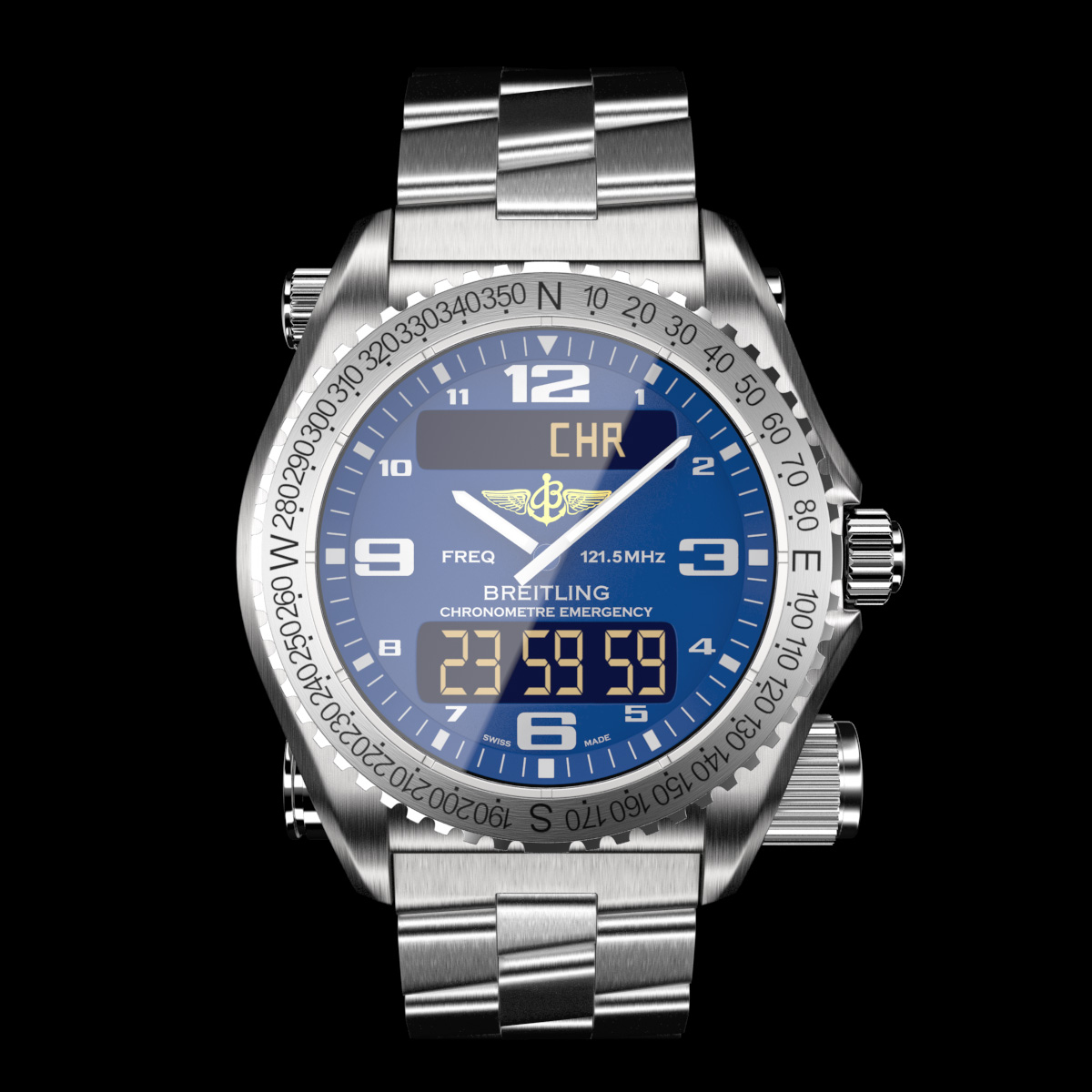 breitling emergency modeled 3d model