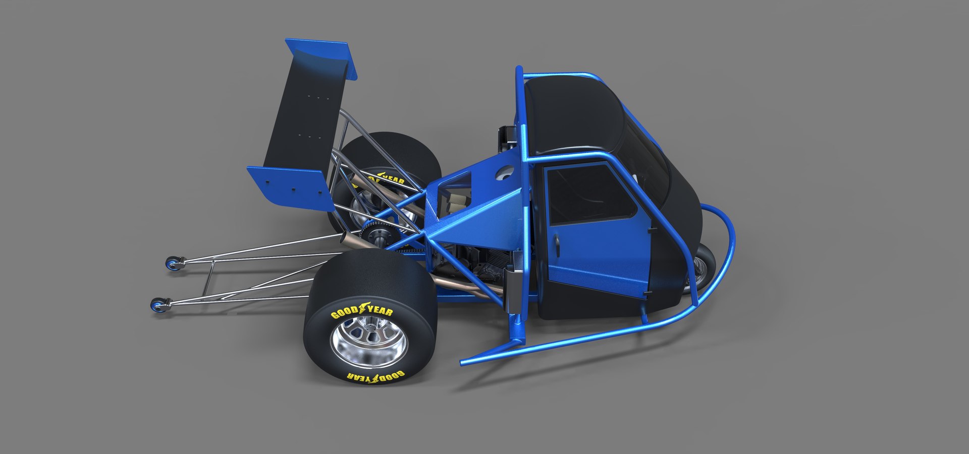 3D Drag Dragster Concept Model - TurboSquid 1632919