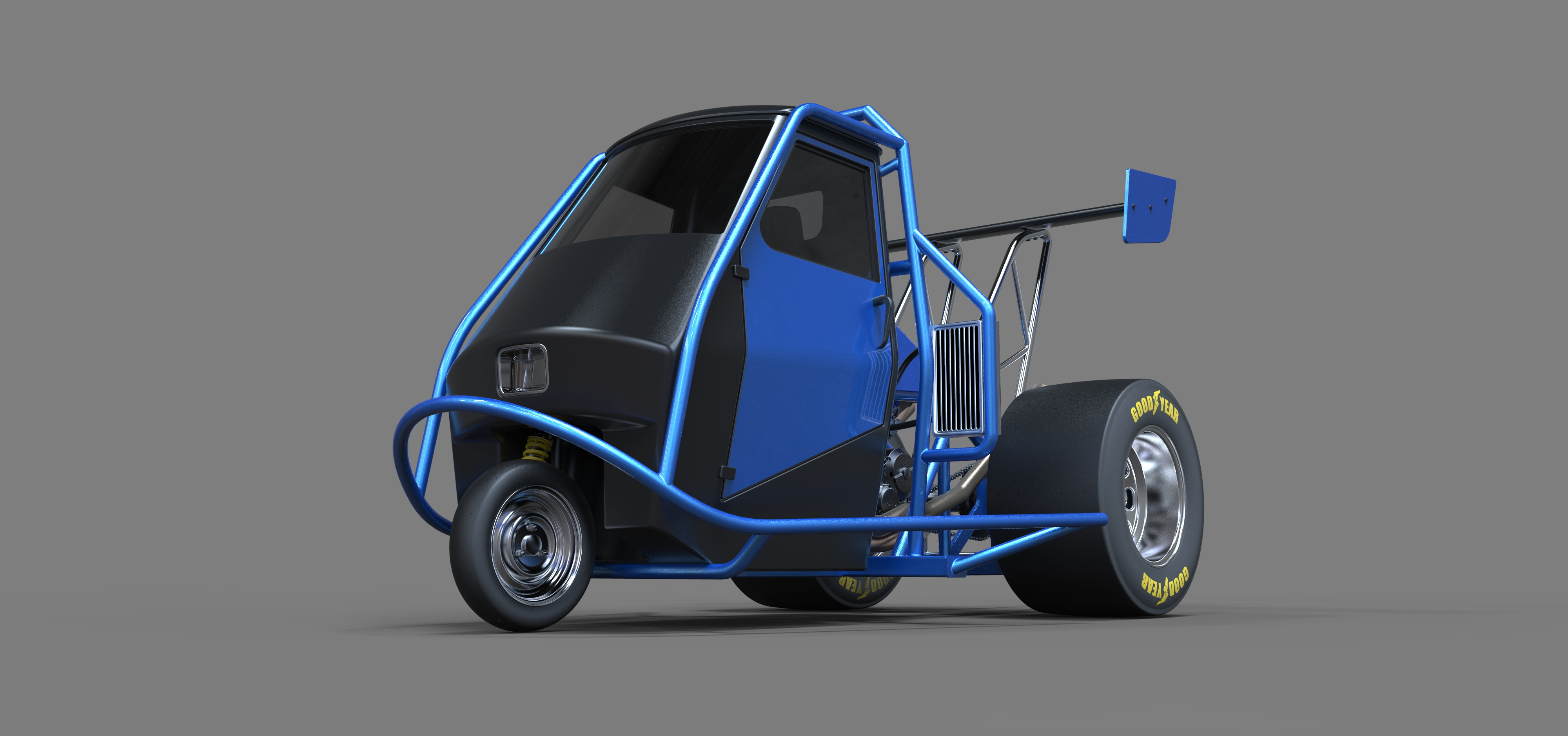3D drag dragster concept model - TurboSquid 1632919