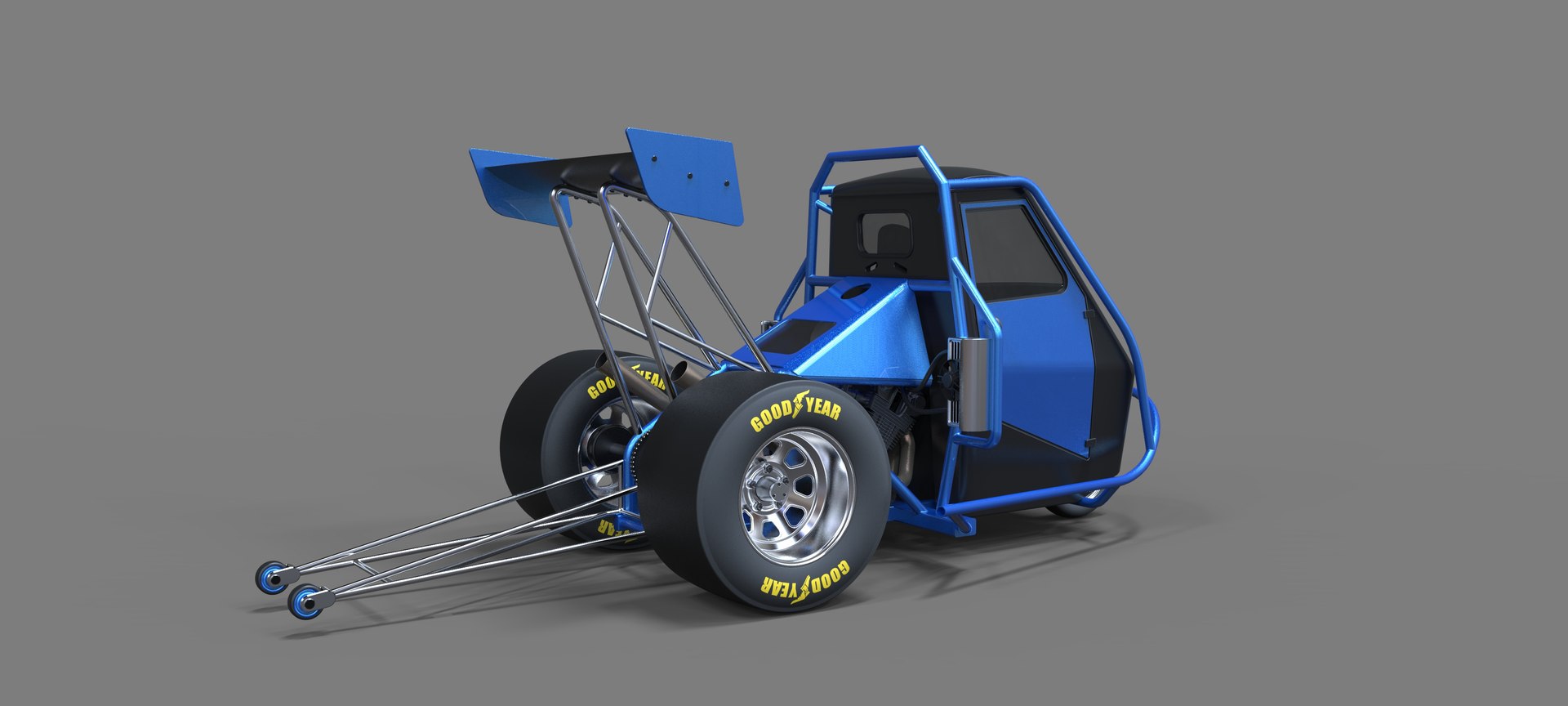 3D drag dragster concept model - TurboSquid 1632919