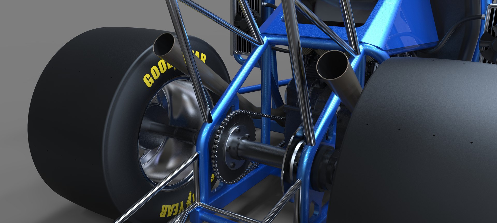 3D Drag Dragster Concept Model - TurboSquid 1632919