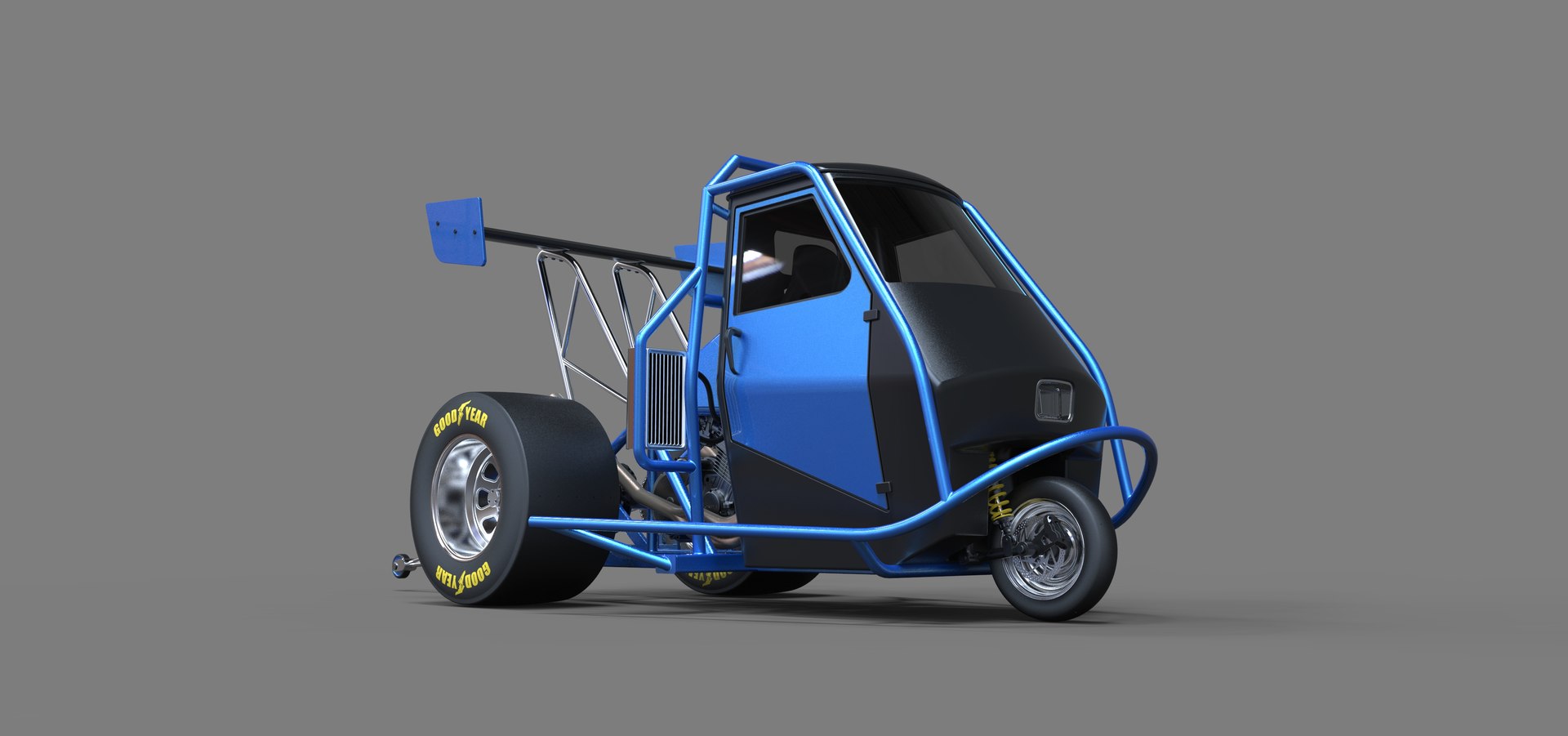 3D Drag Dragster Concept Model - TurboSquid 1632919
