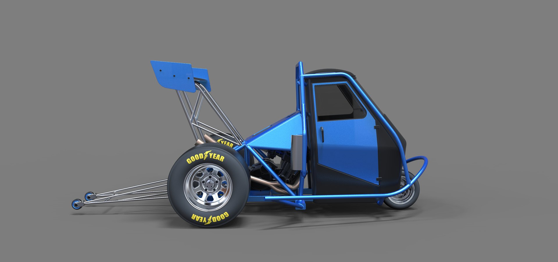 3D Drag Dragster Concept Model - TurboSquid 1632919