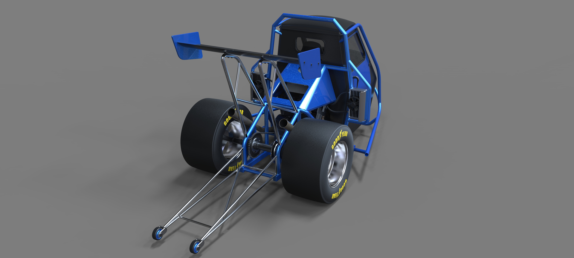 3D drag dragster concept model - TurboSquid 1632919