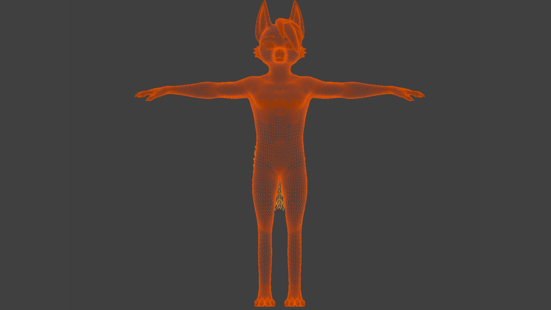 3D Furry Fox Model - TurboSquid 2392524