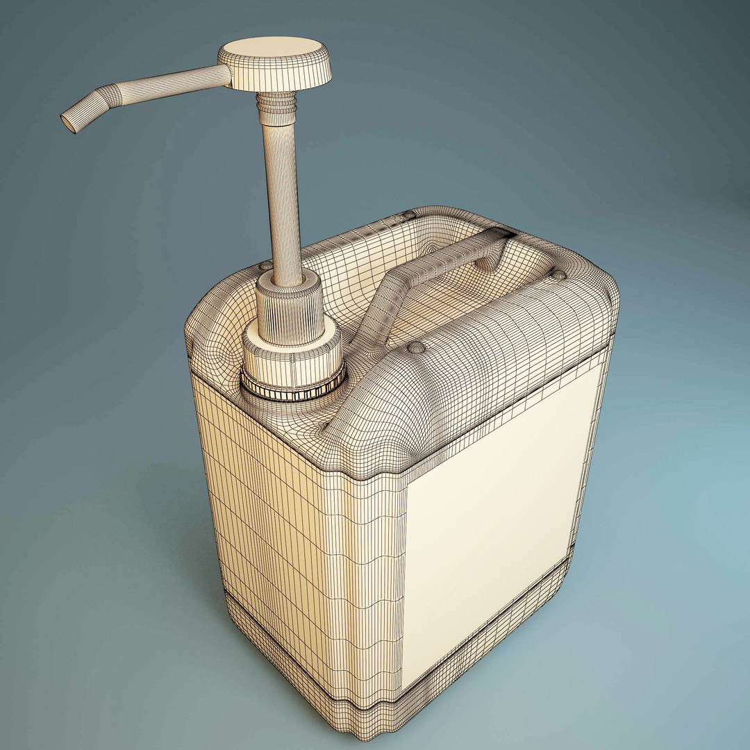 3d Model Disinfectant Cleaning