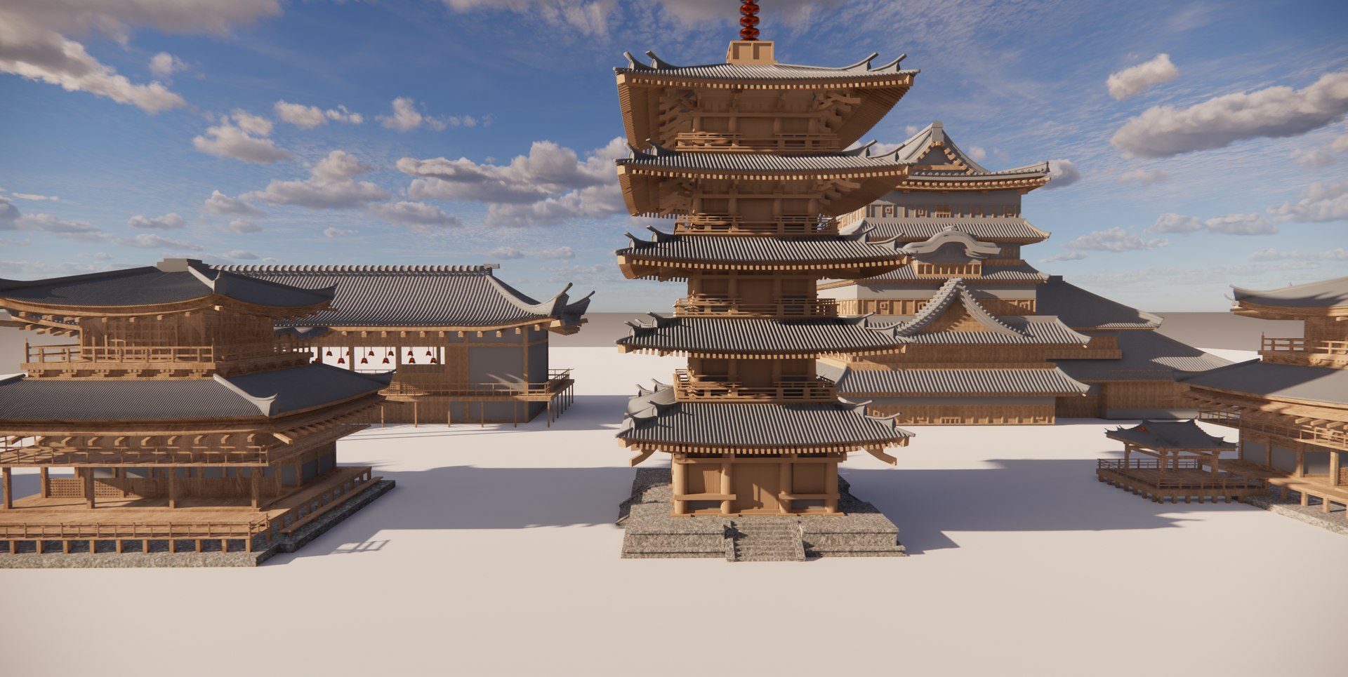 3D Ancient Architecture-A4 Model - TurboSquid 2037178