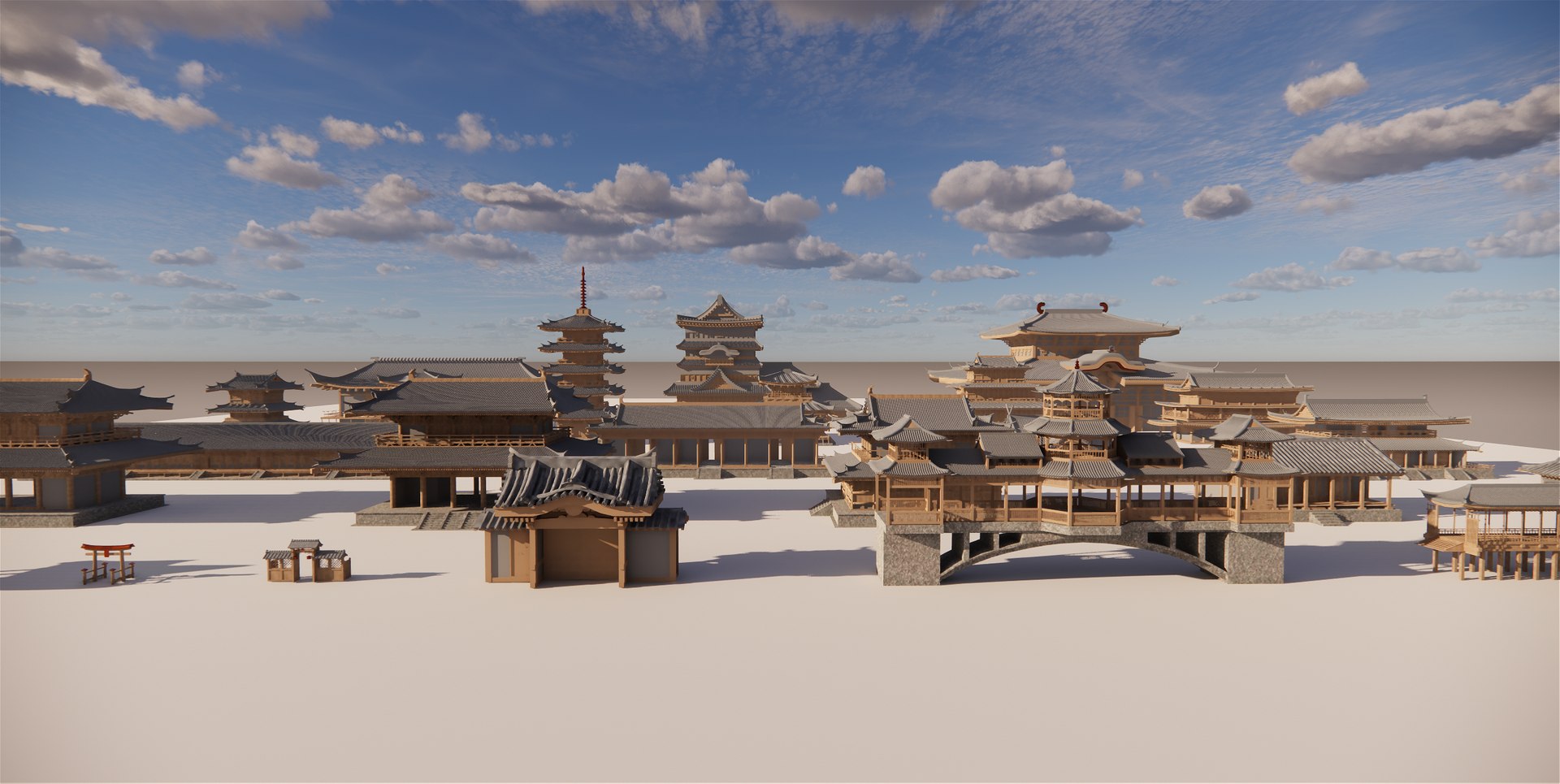 3D Ancient Architecture-A4 Model - TurboSquid 2037178