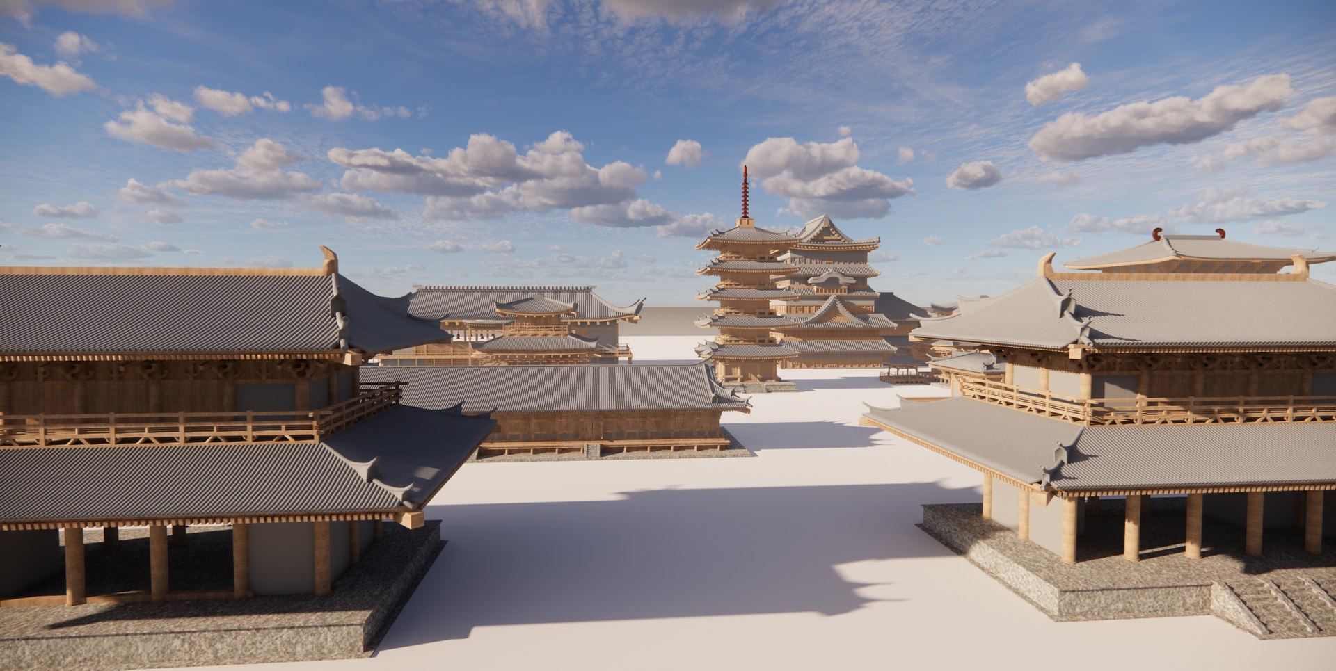 3D Ancient Architecture-A4 Model - TurboSquid 2037178