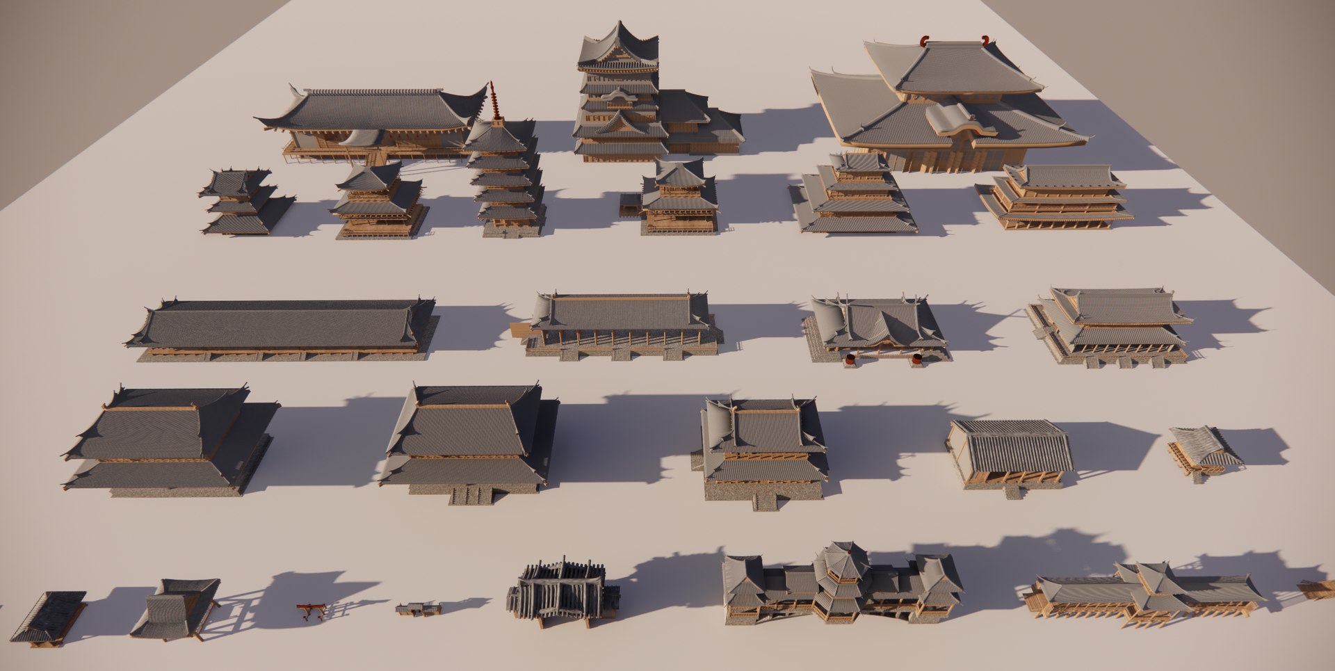 3D Ancient Architecture-A4 Model - TurboSquid 2037178