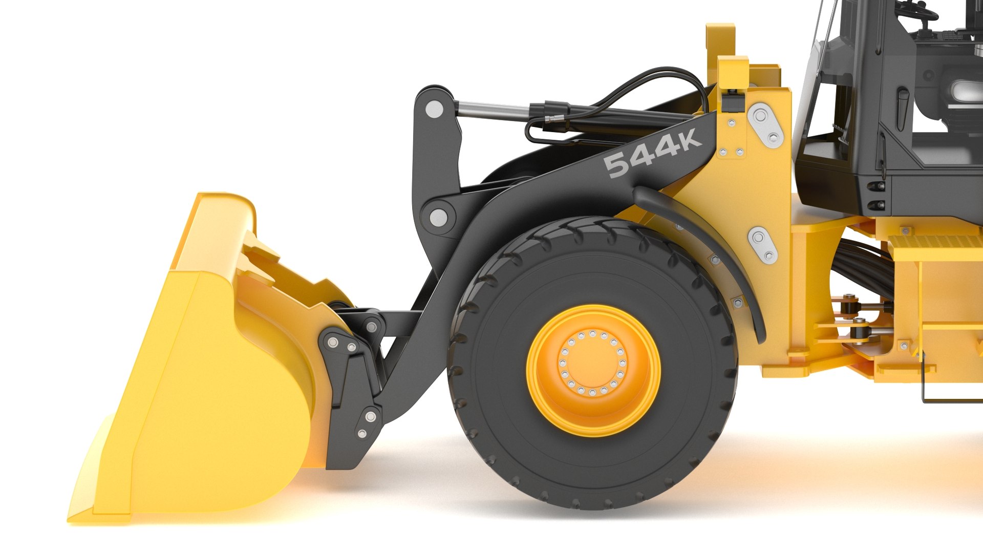 John Deere 544K Wheel Loader Model - TurboSquid 2225733