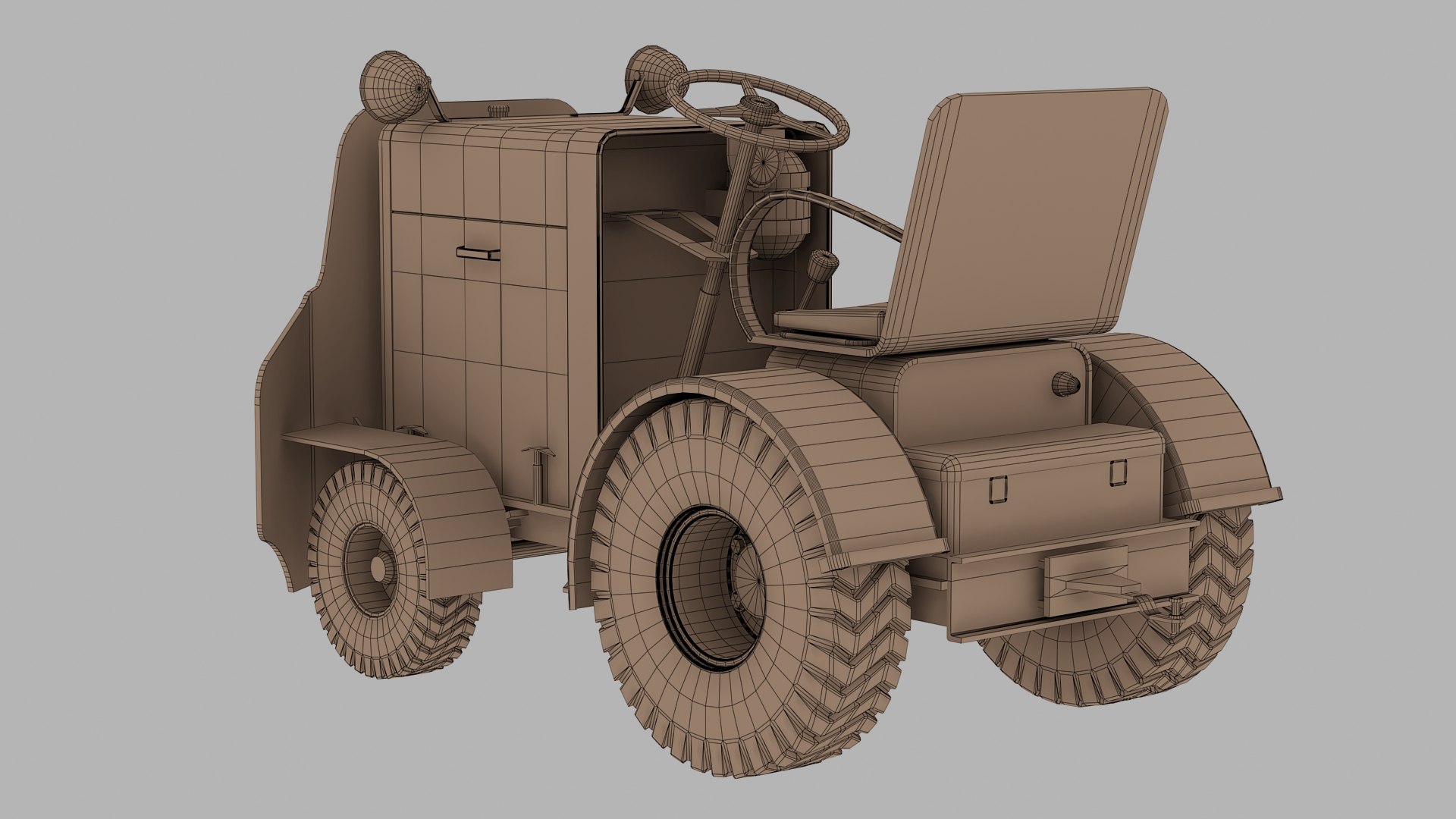 Clarktor Tug Model - TurboSquid 1728349