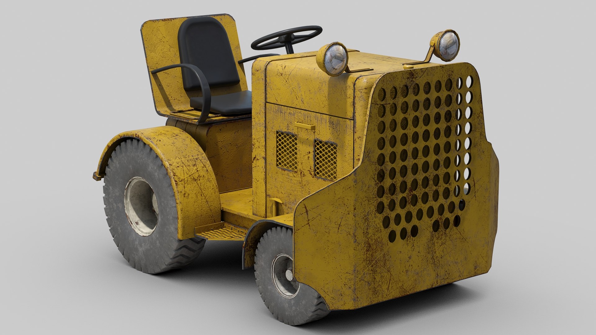 Clarktor Tug Model - TurboSquid 1728349