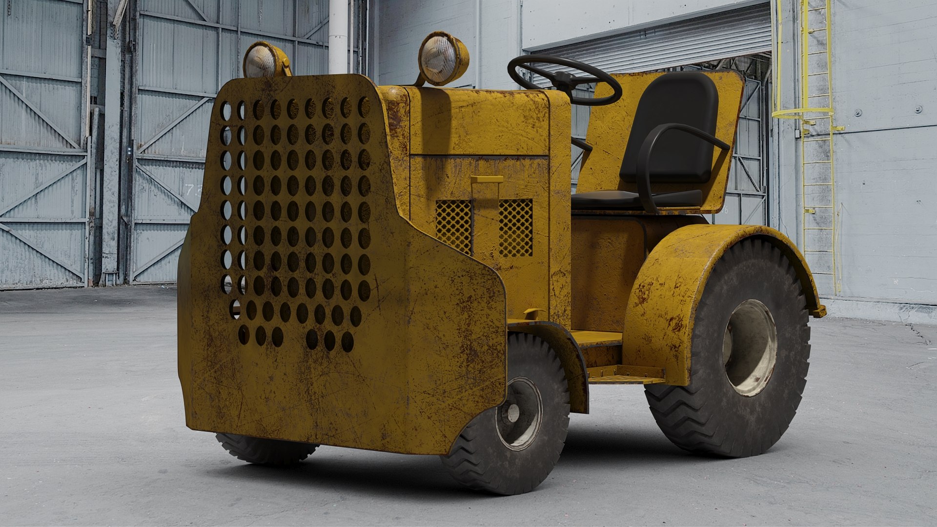 Clarktor Tug Model - TurboSquid 1728349