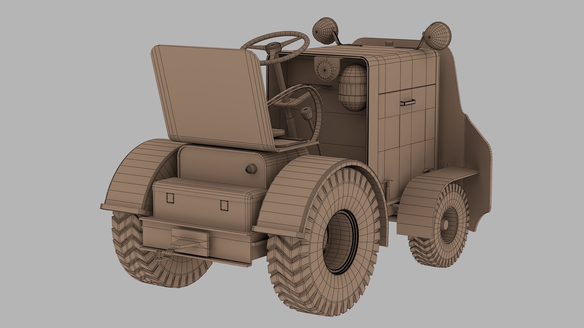 Clarktor Tug Model - TurboSquid 1728349