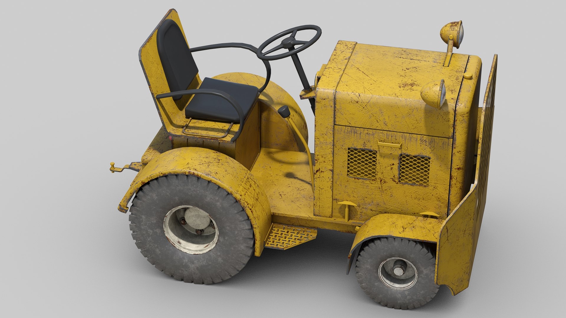 Clarktor Tug Model - TurboSquid 1728349