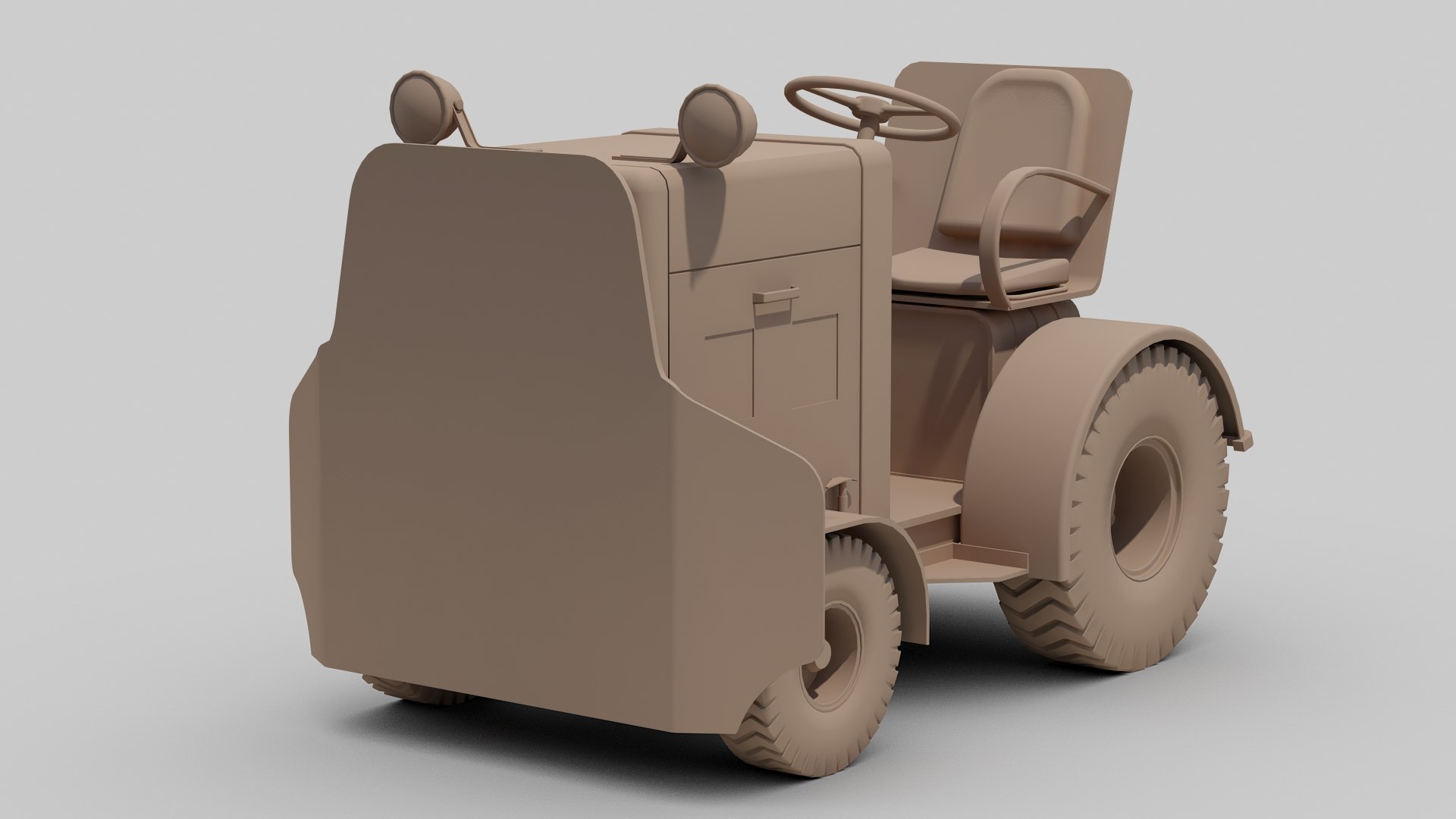 Clarktor Tug Model - TurboSquid 1728349