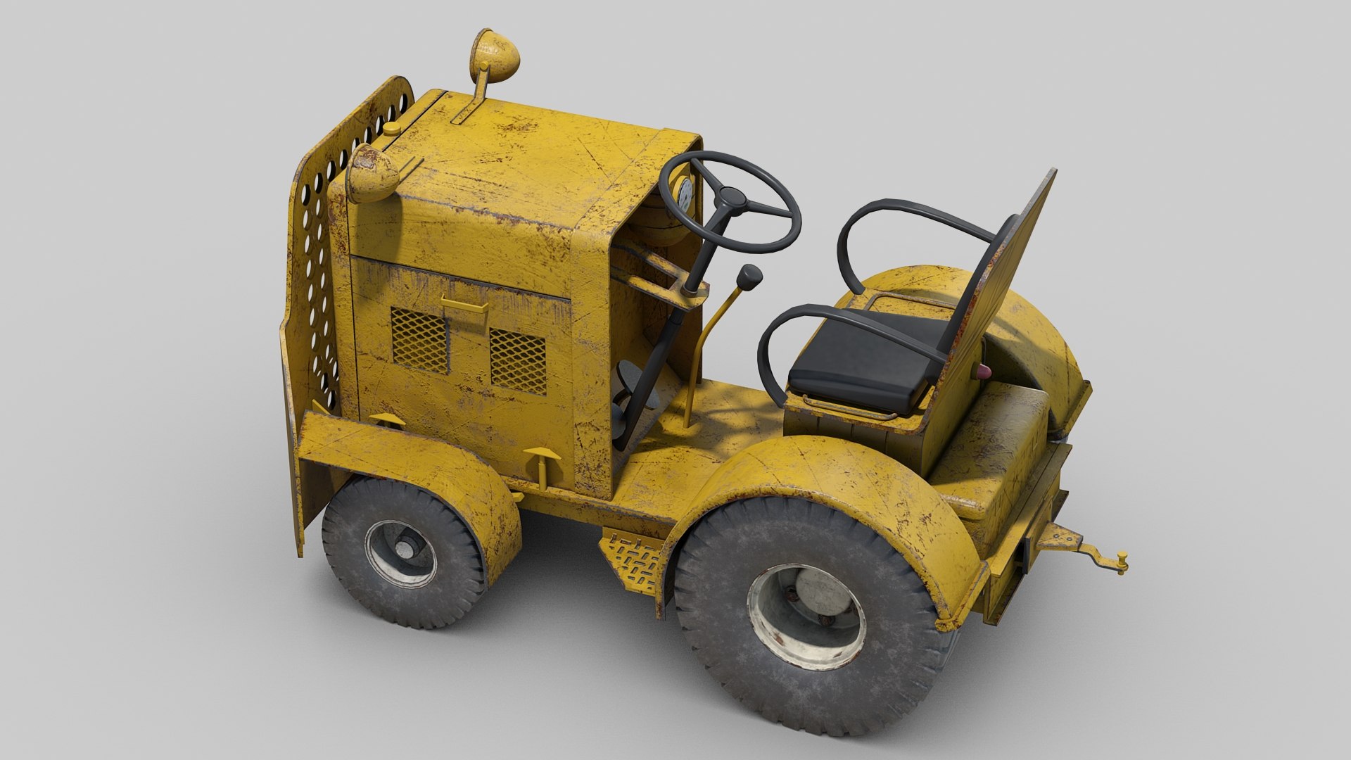 Clarktor Tug Model - TurboSquid 1728349