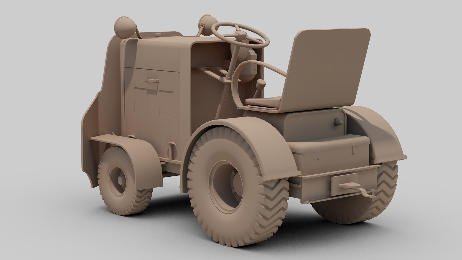 Clarktor Tug Model - TurboSquid 1728349