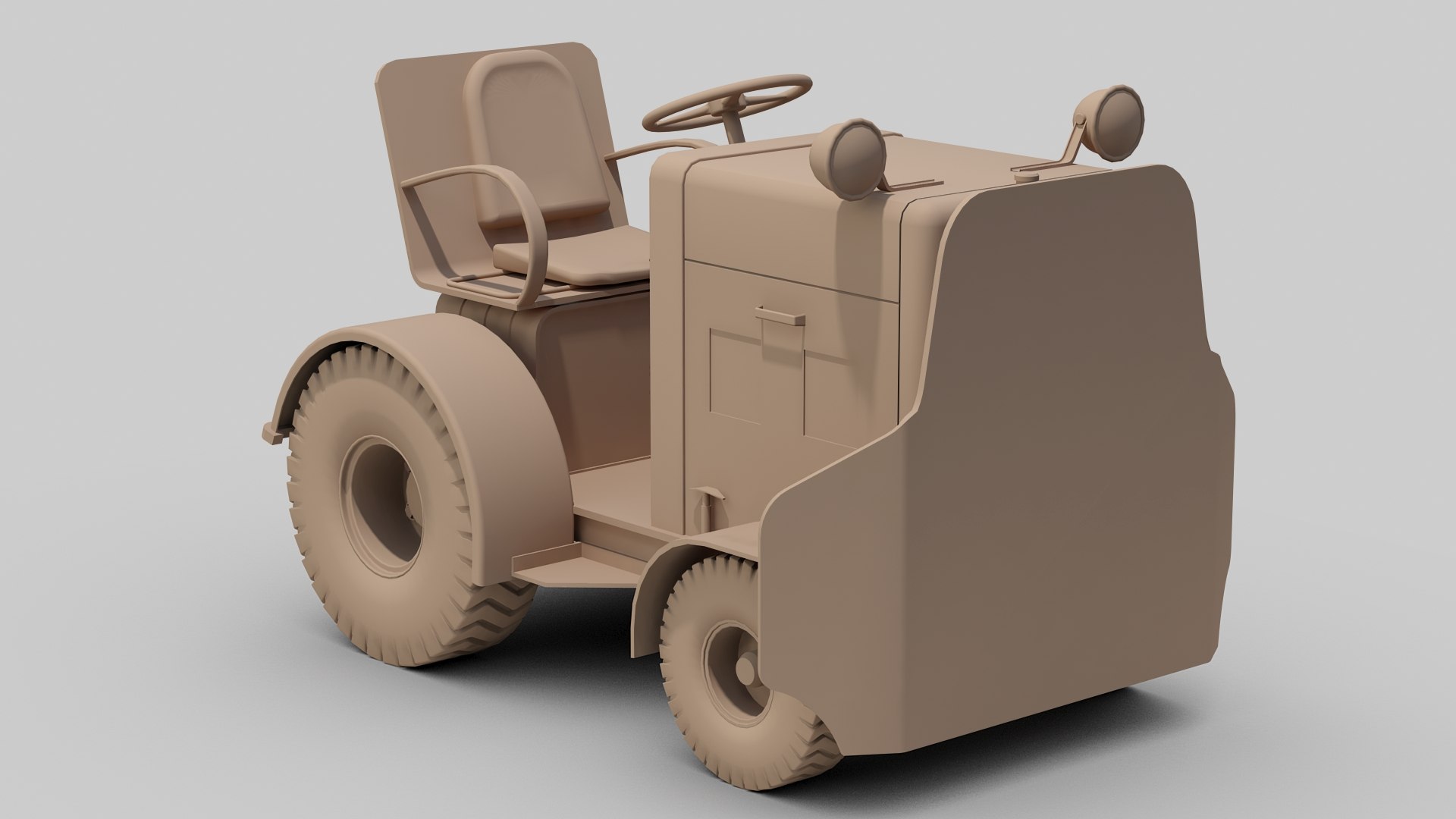 Clarktor Tug Model - TurboSquid 1728349