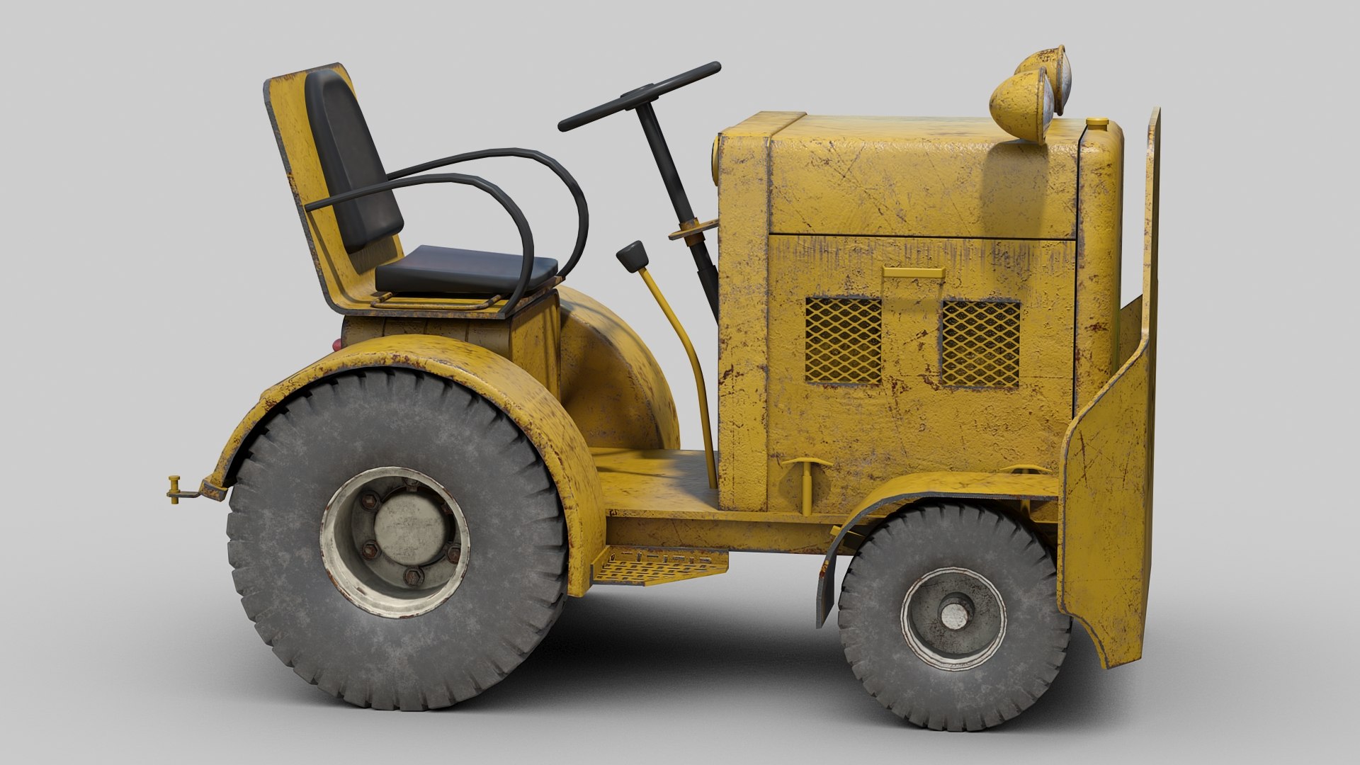 Clarktor Tug Model - TurboSquid 1728349