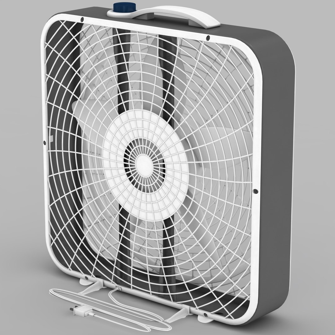 3d Model Box Fan Lasko