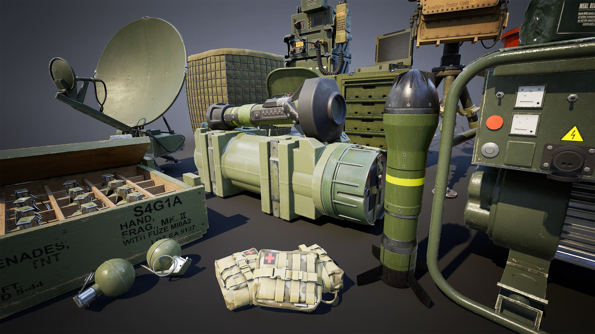 3D Defense Line - Ultimate Pack - TurboSquid 2074595
