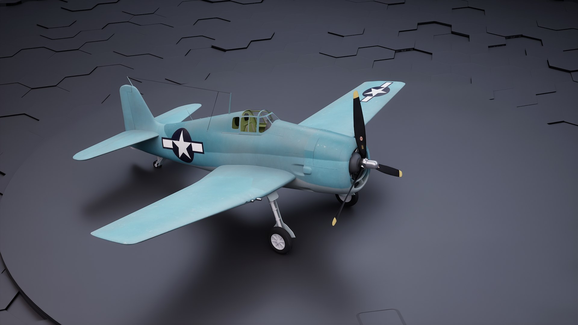 Grumman F6F Hellcat - Highpoly I Multiple Livery 3D Model - TurboSquid ...