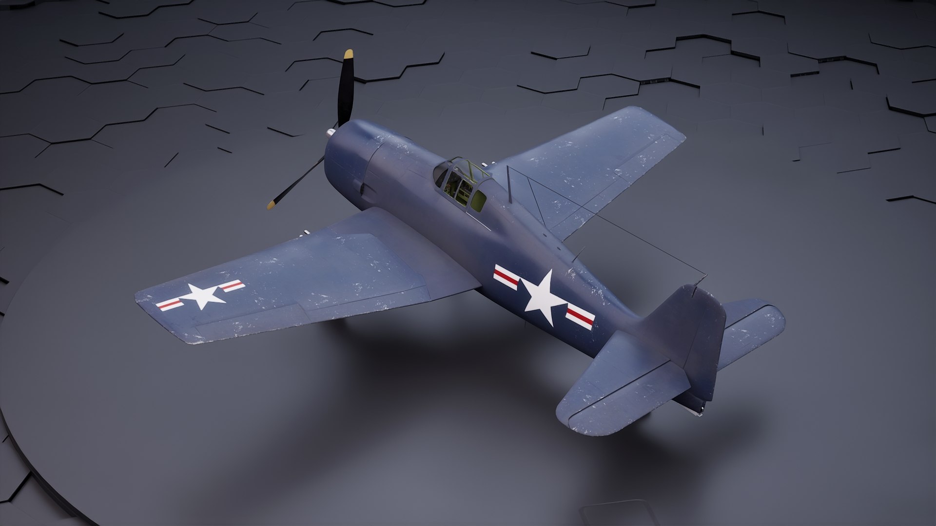 Grumman F6F Hellcat - Highpoly I Multiple Livery 3D Model - TurboSquid ...