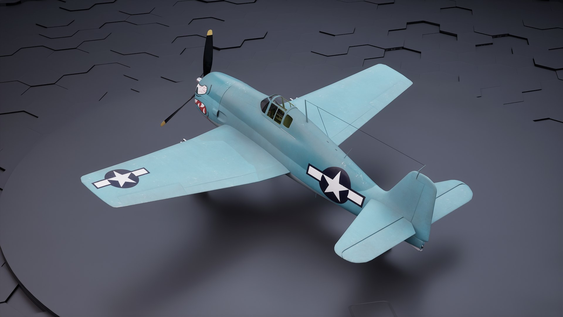 Grumman F6F Hellcat - Highpoly I Multiple Livery 3D Model - TurboSquid ...
