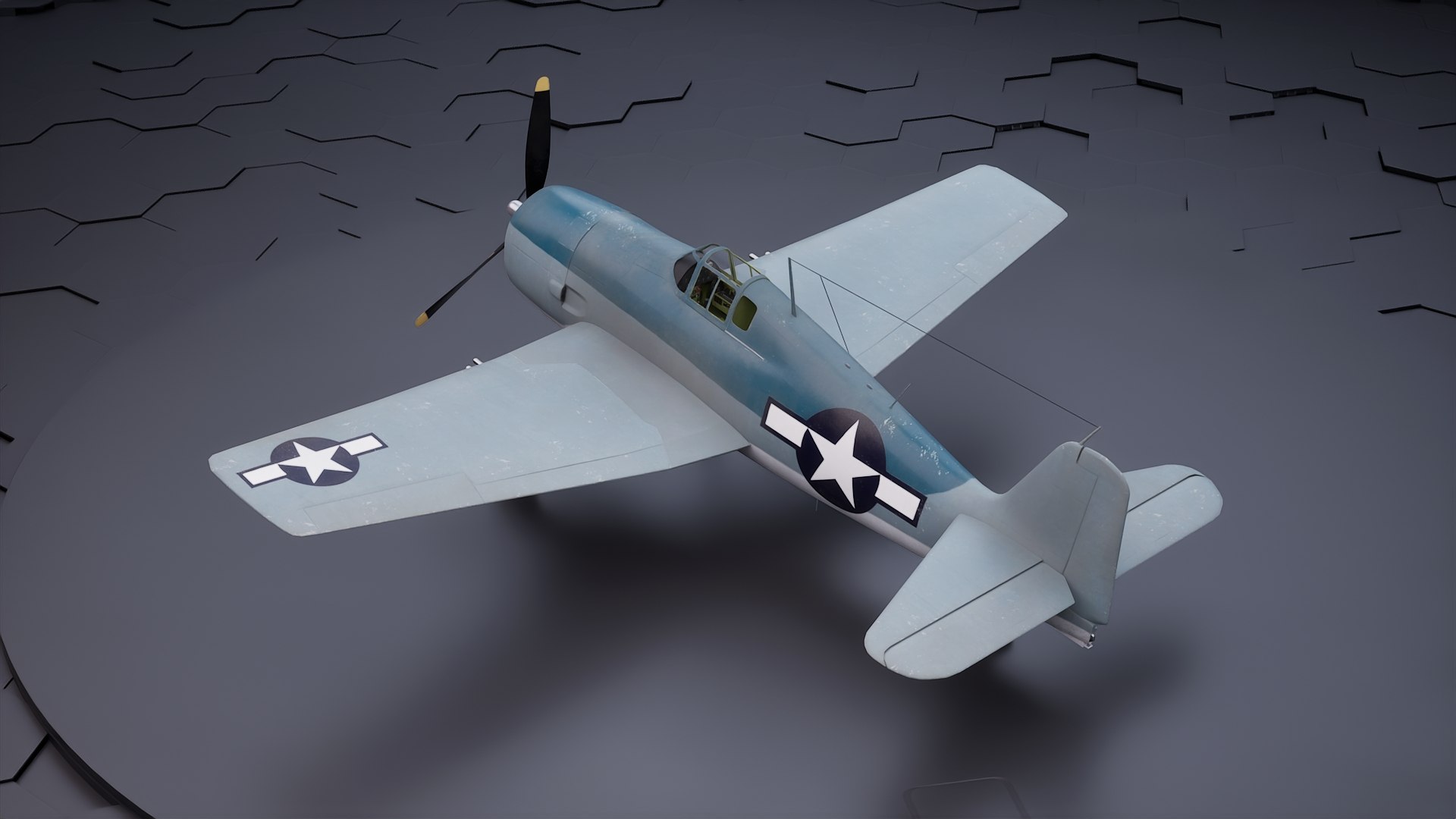 Grumman F6F Hellcat - Highpoly I Multiple Livery 3D Model - TurboSquid ...