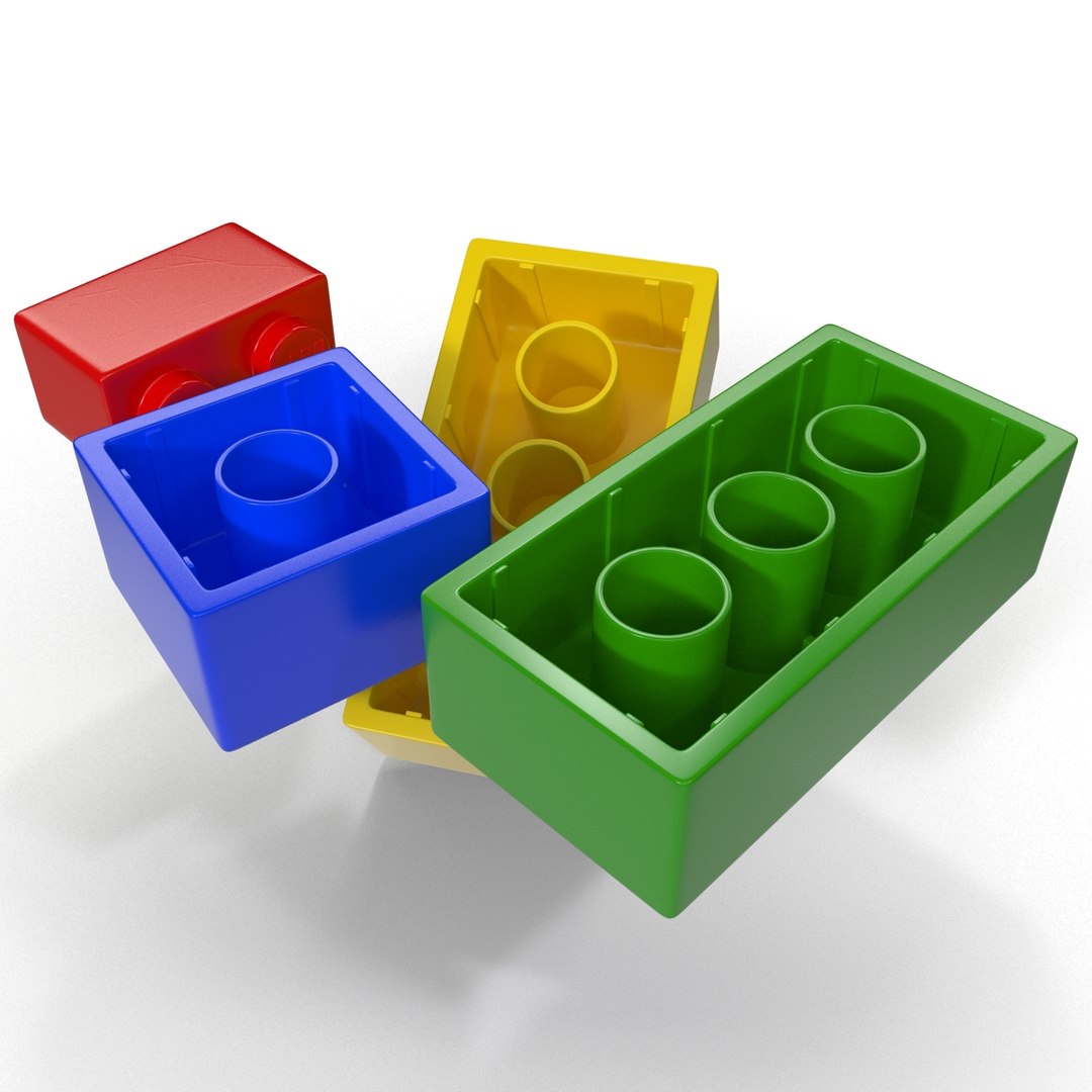 lego bricks 3d model