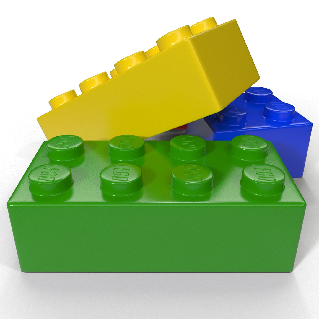 lego bricks 3d model