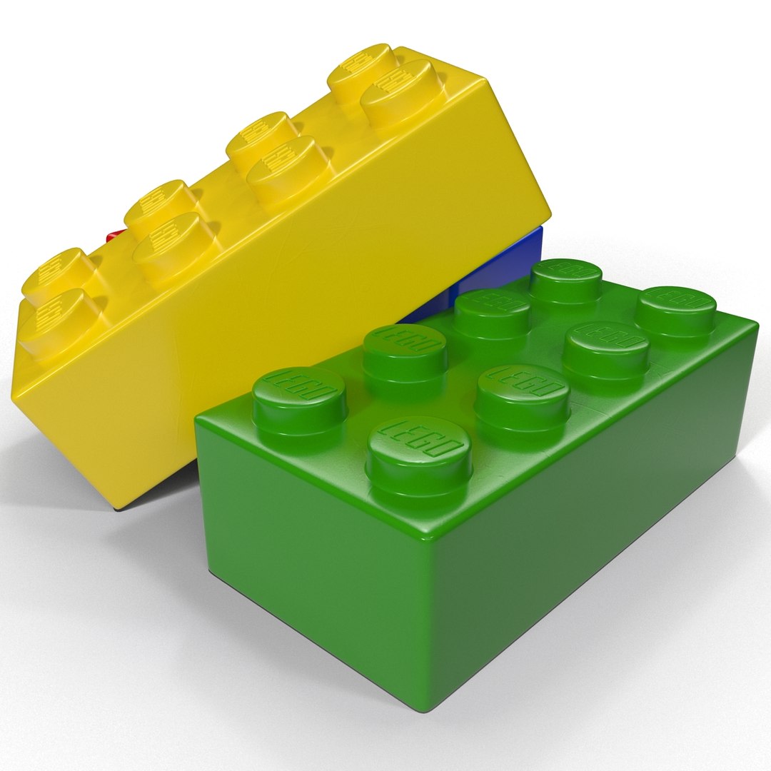 lego bricks 3d model