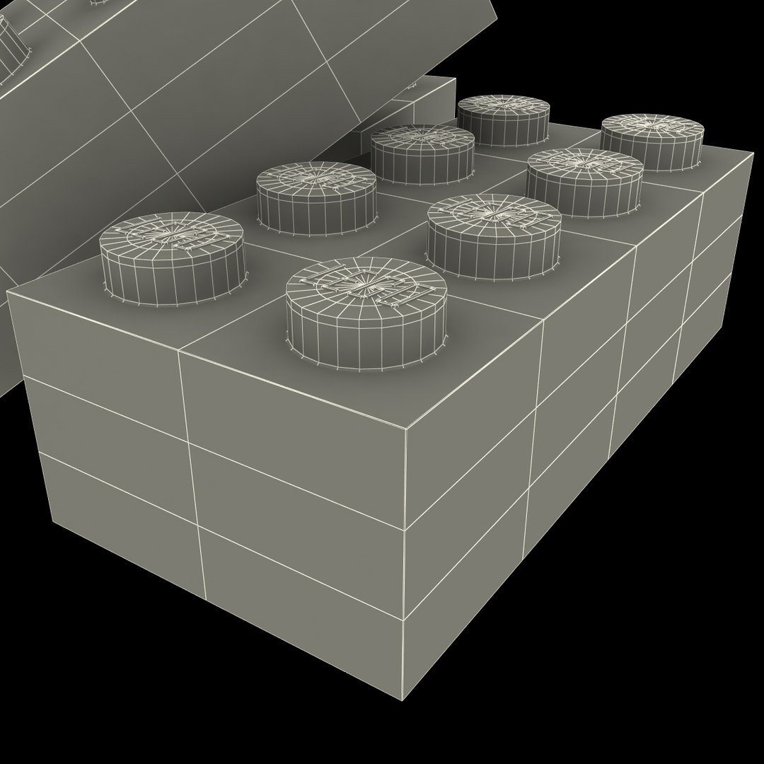 lego bricks 3d model