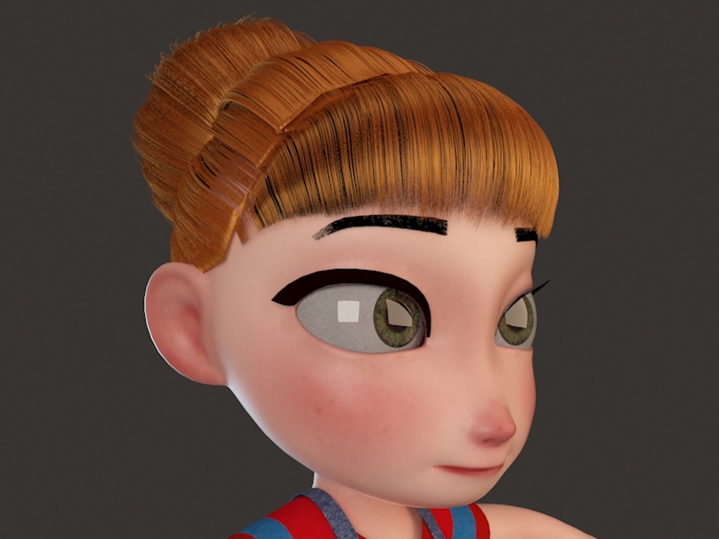 Topology Character Animation 3d Model