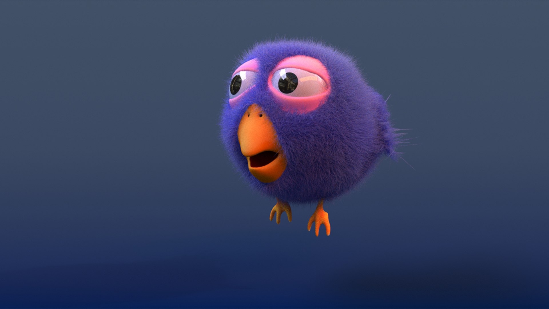 Fluffy bird 3D - TurboSquid 1702197