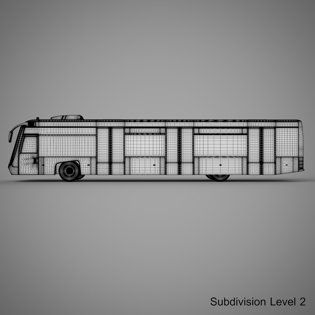 3ds airport shuttle bus 1