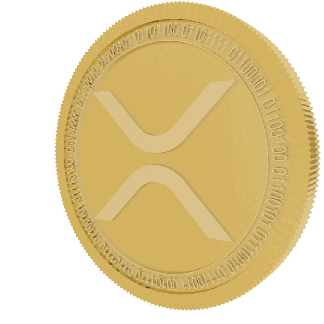 3D xrp gold coin model - TurboSquid 1581967