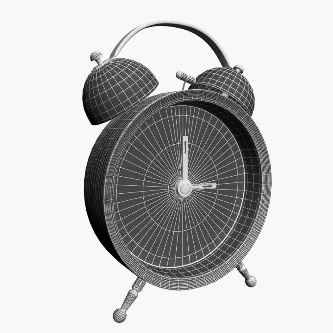alarm clock 3d fbx