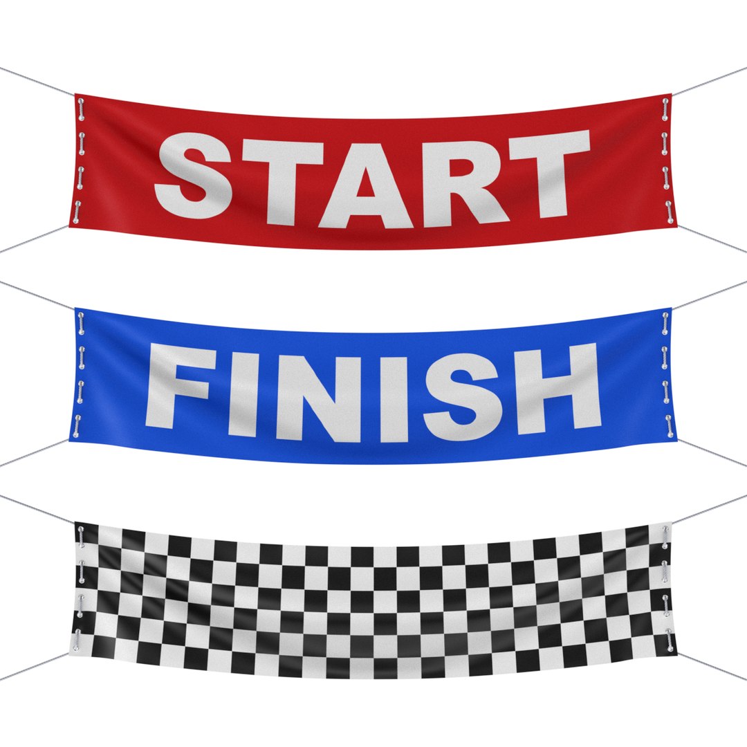 Banner Racing 3D - TurboSquid 1547833