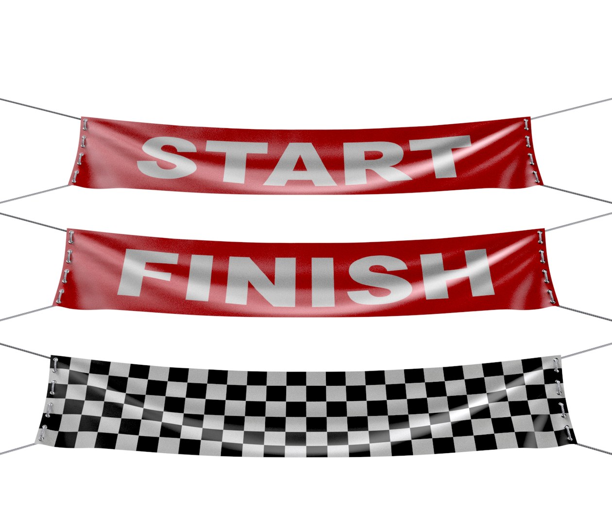 Banner Racing 3D - TurboSquid 1547833