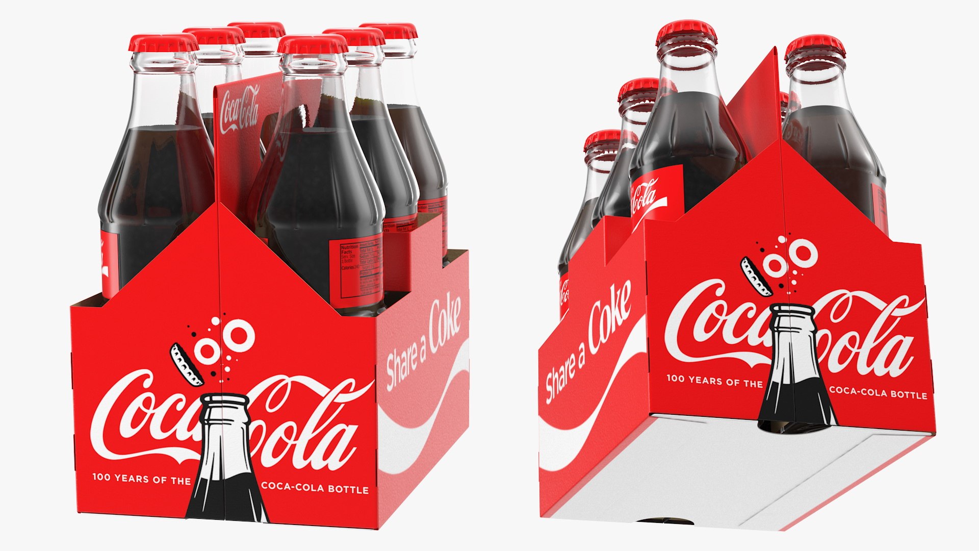 Coca cola bottle package model - TurboSquid 1450991