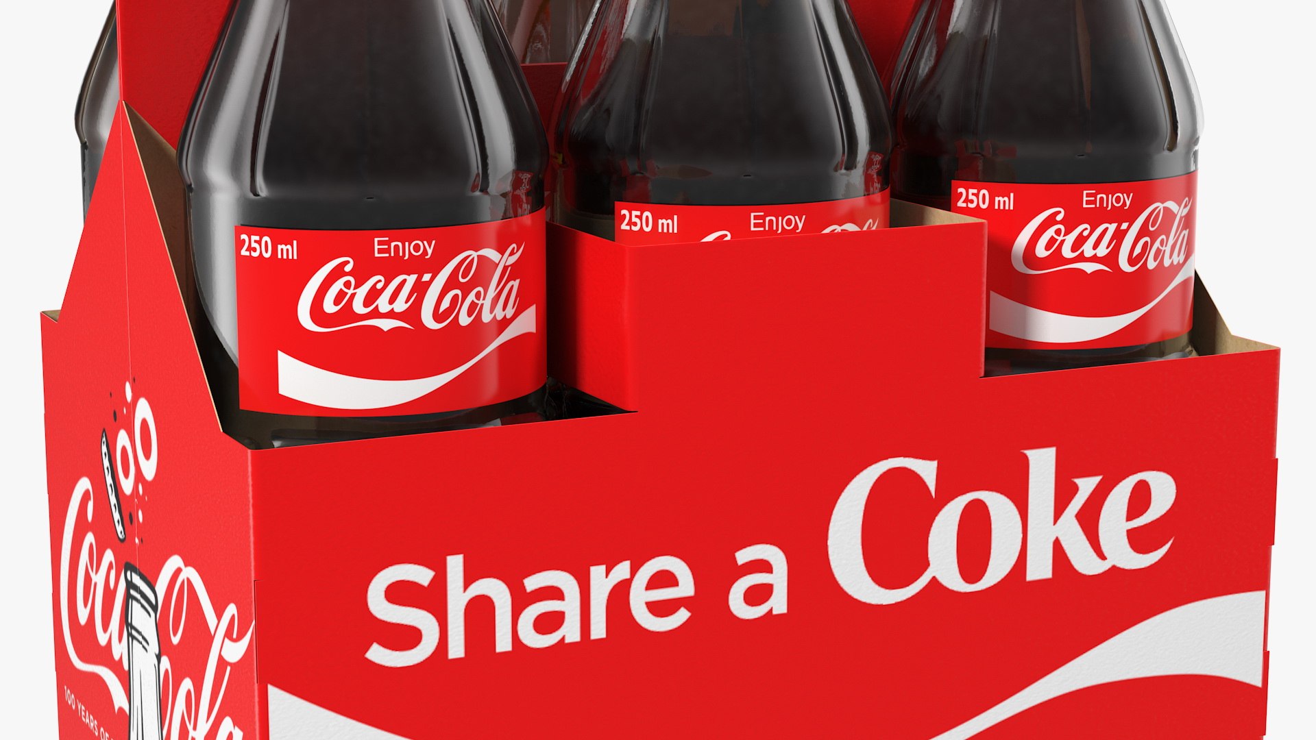 Coca cola bottle package model - TurboSquid 1450991