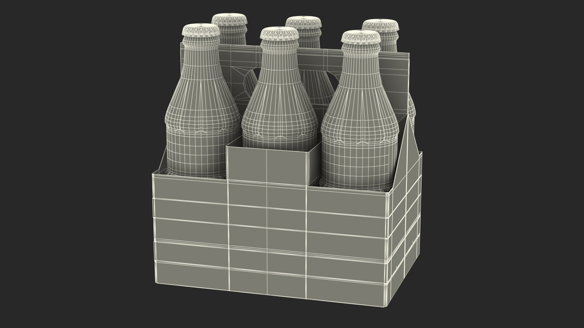 Coca Cola Bottle Package Model - TurboSquid 1450991