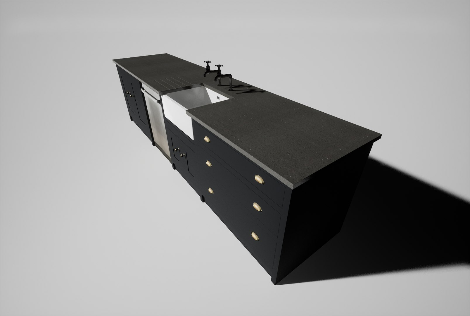 Kitchen Units 3D Model - TurboSquid 1954333