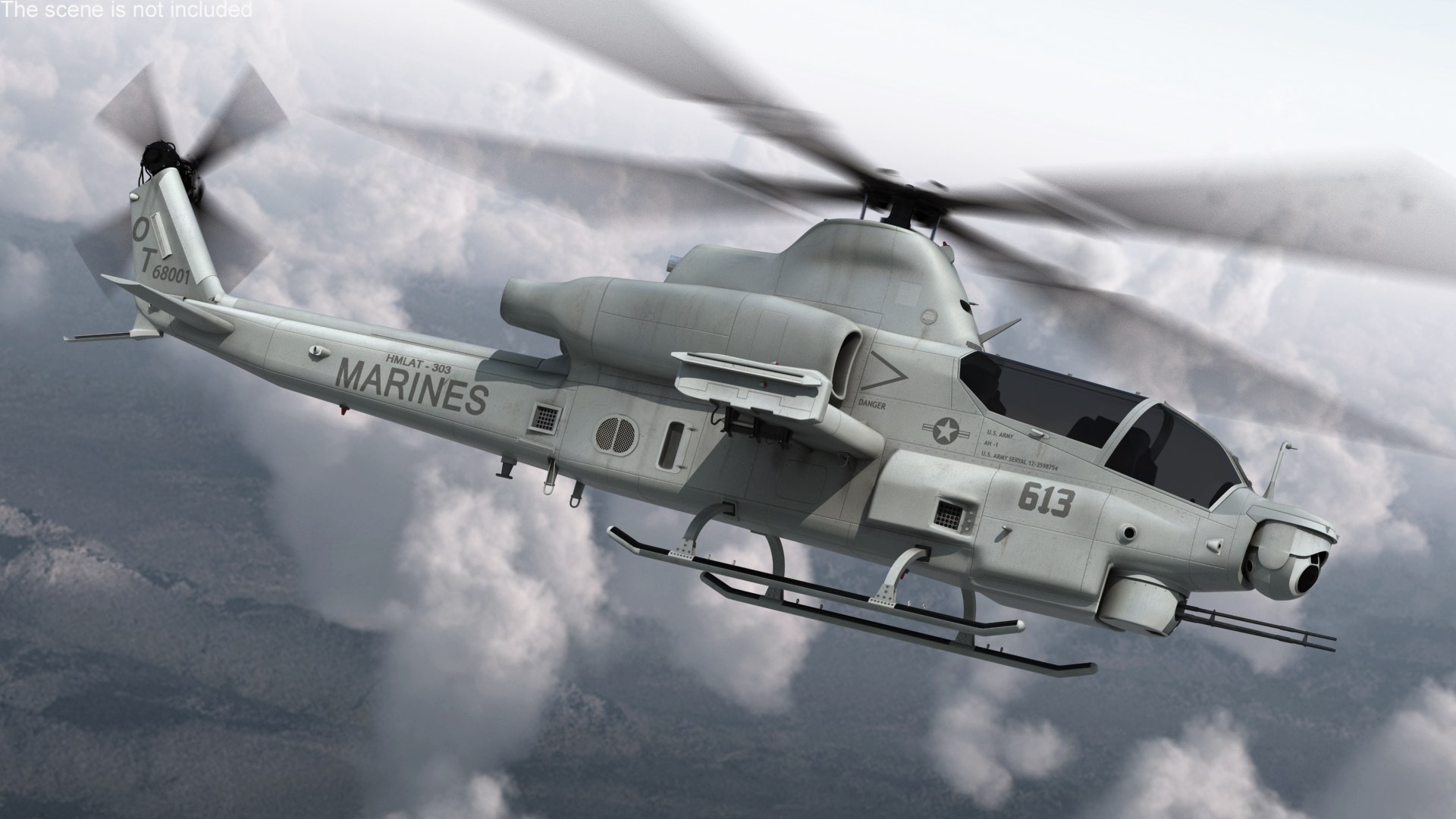 3D Bell AH-1Z Lethal Combat Helicopter Model - TurboSquid 2149114