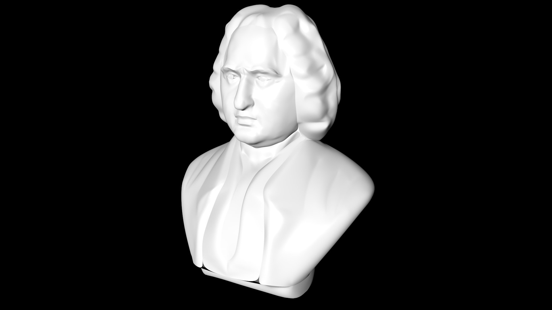 Bust Plaster 3D Model - TurboSquid 1690089